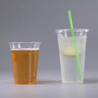 China Hotel Usage Temperature -15-54C 150ml/200ml/350ml/425ml/700ml/16oz Clear Bio PET Cup for sale
