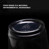 China Eco-Friendly Cornstarch Coffee Cup for Coffee Shops Disposable and Biodegradable for sale