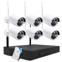 China 3MP Wireless Security Camera System 6 Wi-Fi Bullet Cams 10CH NVR 15m IR Night Vision IP66 H.265 for sale