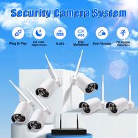 China 3MP Wireless Security Camera System 6 Wi-Fi Bullet Cams 10CH NVR 15m IR Night Vision IP66 H.265 for sale