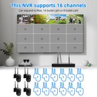 China 4CH 3MP PTZ Security Camera System 10CH WiFi NVR Kit 4 Outdoor IP65 Cameras 30m Night Vision Two-Way Audio Plug-and-Play Support 6TB HDD for sale