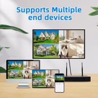 China 4CH 3MP PTZ Security Camera System 10CH WiFi NVR Kit 4 Outdoor IP65 Cameras 30m Night Vision Two-Way Audio Plug-and-Play Support 6TB HDD for sale