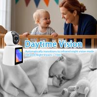 China 3MP Dome Security Camera 360 Pan Tilt AI Human Detection Two Way Audio Night Vision 2.4G WiFi Indoor Outdoor for sale