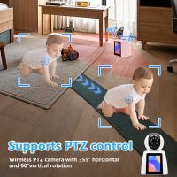 China 3MP Dome Security Camera 360 Pan Tilt AI Human Detection Two Way Audio Night Vision 2.4G WiFi Indoor Outdoor for sale