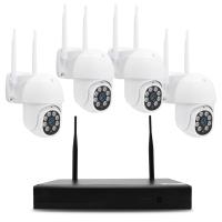 China 5MP PTZ Dome Security Camera 355° Pan Tilt Night Vision Two Way Audio Motion Tracking IP66 Wireless Indoor Outdoor for sale
