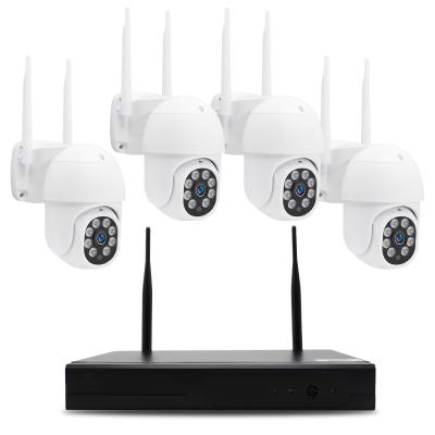 China 5MP PTZ Dome Security Camera 355° Pan Tilt Night Vision Two Way Audio Motion Tracking IP66 Wireless Indoor Outdoor for sale