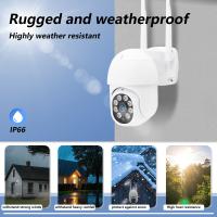 China 5MP PTZ Dome Security Camera 355° Pan Tilt Night Vision Two Way Audio Motion Tracking IP66 Wireless Indoor Outdoor for sale