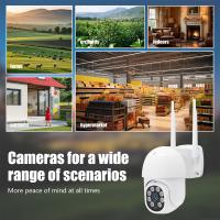 China 5MP PTZ Dome Security Camera 355° Pan Tilt Night Vision Two Way Audio Motion Tracking IP66 Wireless Indoor Outdoor for sale