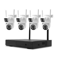 China 3MP+3MP Dual-Lens PTZ Dome Camera System 4PCS 16CH NVR 360° Night Vision Two-Way Audio IP66 for sale