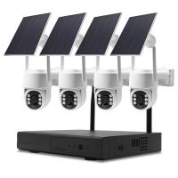 China 4CH 3MP PTZ Security Camera System 10CH WiFi NVR Kit 4 Outdoor IP65 Cameras 30m Night Vision Two-Way Audio Plug-and-Play Support 6TB HDD for sale