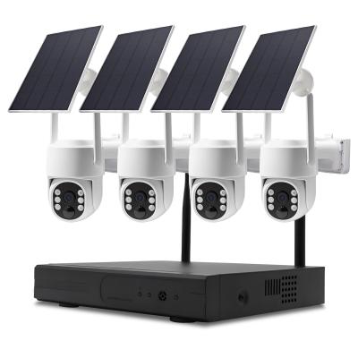 China 4CH 3MP PTZ Security Camera System 10CH WiFi NVR Kit 4 Outdoor IP65 Cameras 30m Night Vision Two-Way Audio Plug-and-Play Support 6TB HDD for sale