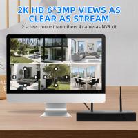 China Dual-Lens 3MP+3MP PTZ Security Camera System 4 Cam 16CH NVR 360° View Color Night Vision Two-Way Audio 6TB Storage for sale