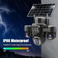 China 7.5W Solar Dome Camera, Built-in 8000mAh Battery, Full Wireless WiFi, Two-Way Audio, H.265 Encoding, High Performance CMOS Sensor for Outdoor Security for sale