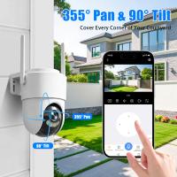 China 3MP Ultra HD WiFi6 PTZ Wireless IP Camera, Dual Mode Night Vision, Smart AI Human Auto Tracking, Two-Way Talk Audio, Works with Alexa Google Home Voice Assistant, Weatherproof Home Security Camera for sale