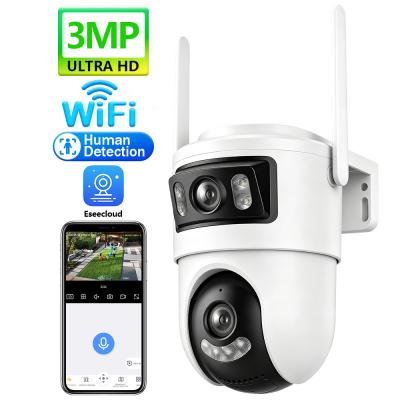 China AI Smart 3MP PTZ WiFi Security Camera, Wide Angle Surveillance Camera with Night Vision, Two-Way Audio, AI Human Auto-Tracking, Motion Alert, Weatherproof Outdoor Home Security Camera for sale