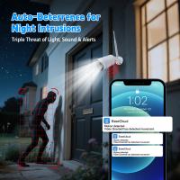 China 5MP Outdoor WiFi Security Camera, Eseecloud APP Remote Viewing, IP66 Weatherproof, Smart Motion Detection, Built-in Siren & Microphone, Dual Mode Night Vision Home Surveillance Camera for sale
