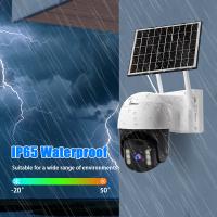 China 4MP Ultra HD Solar Security Camera, Outdoor Wireless WiFi PTZ Camera with Solar Self-Charging, IP65 Waterproof Home Surveillance Camera, Smart Human Detection, Two-Way Audio & Full Color Night Vision for sale