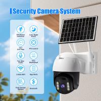 China 4MP Ultra HD Solar Security Camera, Outdoor Wireless WiFi PTZ Camera with Solar Self-Charging, IP65 Waterproof Home Surveillance Camera, Smart Human Detection, Two-Way Audio & Full Color Night Vision for sale