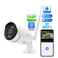 China 5MP Outdoor WiFi Security Camera, Eseecloud APP Remote Viewing, IP66 Weatherproof, Smart Motion Detection, Built-in Siren & Microphone, Dual Mode Night Vision Home Surveillance Camera for sale