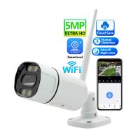 China 5mp Dual‑band Wifi Bullet Security Camera H.265 Dual‑light Night Vision Ai Human Detection Two‑way Audio Bluetooth Pairing Ip66 Outdoor Surveillance Camera Support Tf Card & Cloud Storage for sale