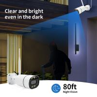 China 5mp Dual‑band Wifi Bullet Security Camera H.265 Dual‑light Night Vision Ai Human Detection Two‑way Audio Bluetooth Pairing Ip66 Outdoor Surveillance Camera Support Tf Card & Cloud Storage for sale