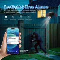China 5MP Outdoor WiFi PTZ Security Camera,Human Motion Auto‑Tracking,Full‑Color Night Vision,Two‑Way Talk,IP65 Waterproof Wireless Dome IP Camera for sale