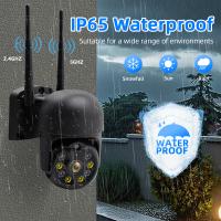 China 5MP Outdoor WiFi PTZ Security Camera,Human Motion Auto‑Tracking,Full‑Color Night Vision,Two‑Way Talk,IP65 Waterproof Wireless Dome IP Camera for sale