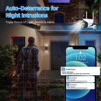 China 3MP/5MP Outdoor WiFi Security Camera, Bluetooth One‑Key Connection, Two‑Way Audio, IR & Spotlight Full‑Color Night Vision, Smart Human Detection, App & PC Remote Monitoring for sale