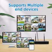 China 8‑Channel WiFi PTZ Security Camera NVR Kit, Outdoor Indoor Home Business Surveillance, Auto‑Tracking Human Detection Two‑Way Audio Full Color Night Vision Wireless Camera System for sale