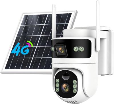 China 4g Solar Powered Ptz Security Camera 3mp Dual Lens For General Outdoor Monitoring Dual Lenses Capture Broader Scenes With Solar Supply Smart Human Detection Two Way Audio Voice Assistant Control for sale
