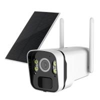 China Solar Powered WiFi Security Camera 4MP for general outdoor monitoring Captures crisp footage with solar supply PIR human detection two way audio dual light alarm for sale