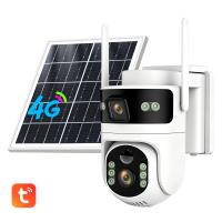 China 4g Solar Powered Ptz Security Camera 3mp Dual Lens For General Outdoor Monitoring Dual Lenses Capture Broader Scenes With Solar Supply Smart Human Detection Two Way Audio Voice Assistant Control for sale