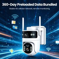 China 4g Solar Powered Ptz Security Camera 3mp Dual Lens For General Outdoor Monitoring Dual Lenses Capture Broader Scenes With Solar Supply Smart Human Detection Two Way Audio Voice Assistant Control for sale
