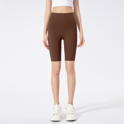 China Women High Waist Shapewear Shorts 80% Nylon 20% Spandex Tummy Control Thigh Shaper Beige for sale