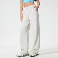 China Women's Wide Leg Dress Leggings with Pockets Elastic Waistband Loose Fit 52% Polyester 8% Spandex for sale