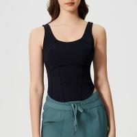 China Women's Compression Corset Tank Top 79% Nylon 21% Spandex High Elasticity Body Shaping for Yoga Slimming for sale