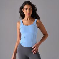 China Women's High Compression Shapewear Corset Tank Top 79% Nylon 21% Spandex Waist Trainer for Fitness for sale