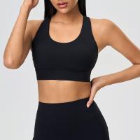 China Sky Blue Sports Bra Skirt Set High Support 86% Nylon 14% Spandex Moisture Wicking Racerback for sale