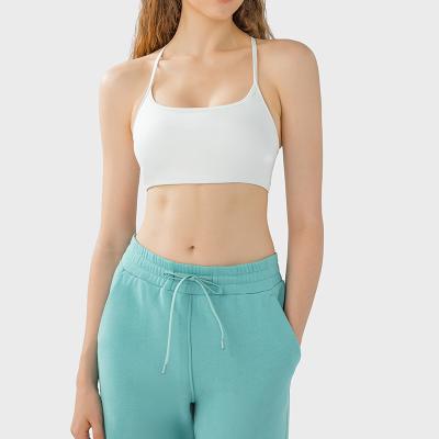 China Women's Seamless Yoga Bra Buttery Soft 80% Nylon 20% Spandex Light Support for sale