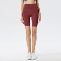 China High Waisted Biker Shorts for Women 77% Nylon 23% Spandex 4 Way Stretch Buttery Soft Yoga Shorts for Workout Running for sale