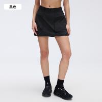 China Women's Black High Waisted Utility Mini Skirt with Built-In Shorts 95% Nylon 83g for sale