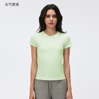 China White Slim Fit Raglan Sleeve Workout T-Shirt 66.1% Cotton 160g for Gym Yoga for sale