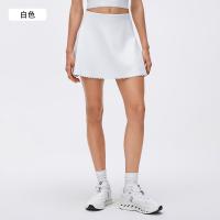 China White Lace Trim A-Line Tennis Skirt with Built-in Shorts for Golf Casual Wear Sizes 4-12 for sale