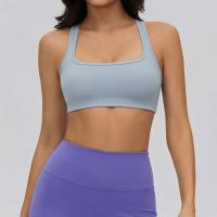 China Square Neck Racerback Yoga Sports Bra In Multi Shades For Training & Everyday Athleisure for sale