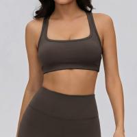 China Square Neck Racerback Yoga Sports Bra In Multi Shades For Training & Everyday Athleisure for sale