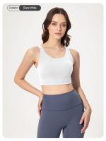 China High Neck Cropped Yoga Sports Bra, Workout Tank Top suited to Gym Running for sale