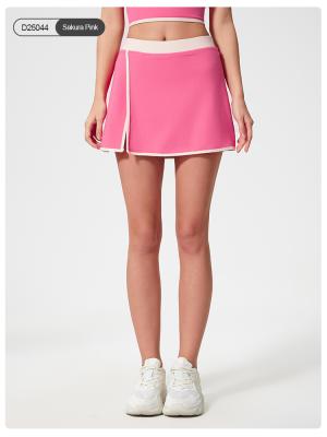 China Side Split Athletic Skort with High Waist for Running and Tennis for sale