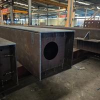 China Welded Box Section Steel Columns, Customized Length Steel for Steel Frame Construction Projects for sale