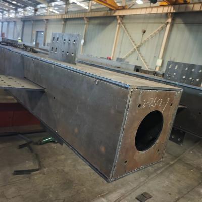 China Welded Steel Box Section Columns, Solid Steel for Steel Platform and Equipment Support Frames for sale
