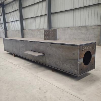 China Carbon Steel Welded Box Columns, Fabricated Steel Compliant with GB En ASTM Specifications for sale